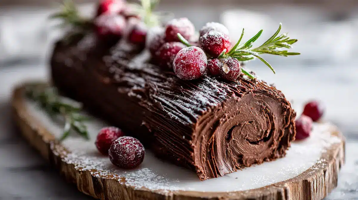 Chocolate Yule Log Cake Recipe (Bûche de Noël) 2026